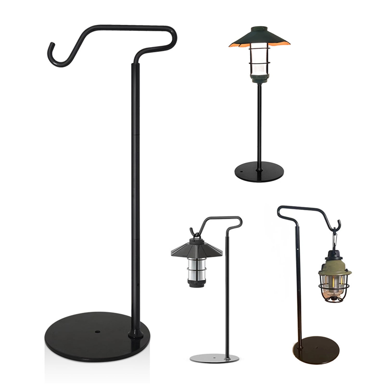 Callipe 1 Set Camping Lantern Stand Height Adjustable Foldable Portable ...
