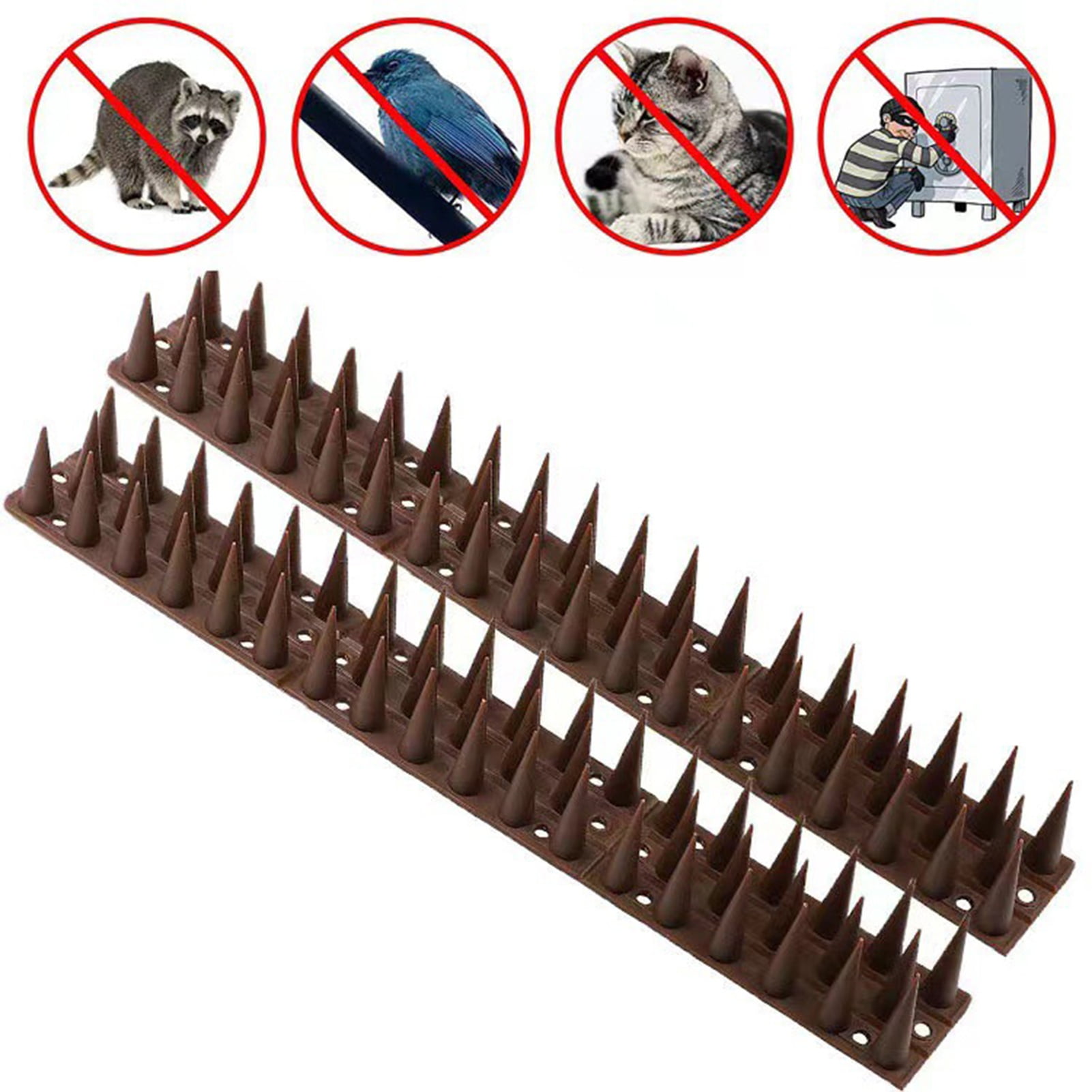 Callipe 12 Pcs Bird Prevention Spikes Weatherproof Outdoor Birds ...