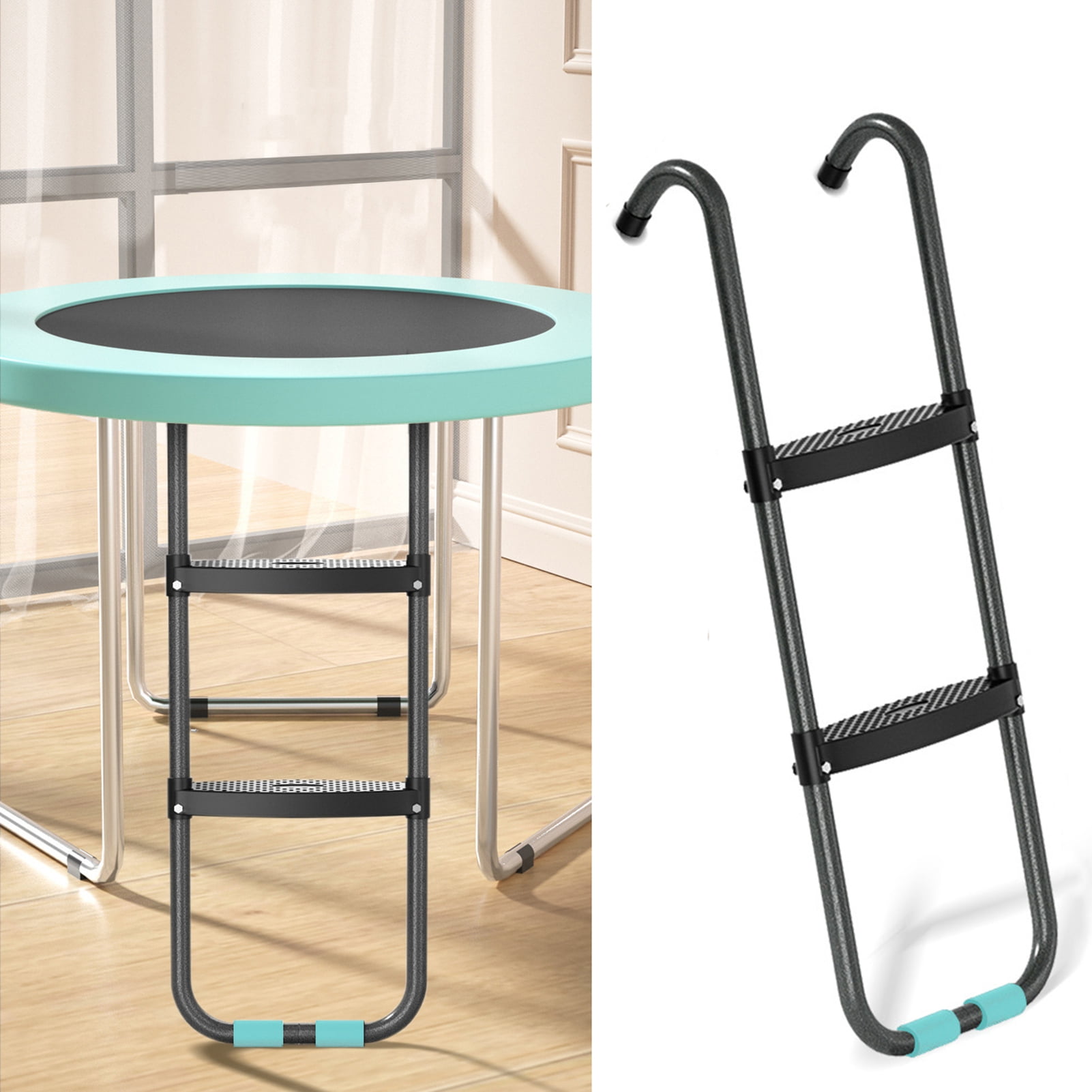 Callipe 2/3 Step Trampoline Ladder Strong Load Capacity Easy Assembly ...