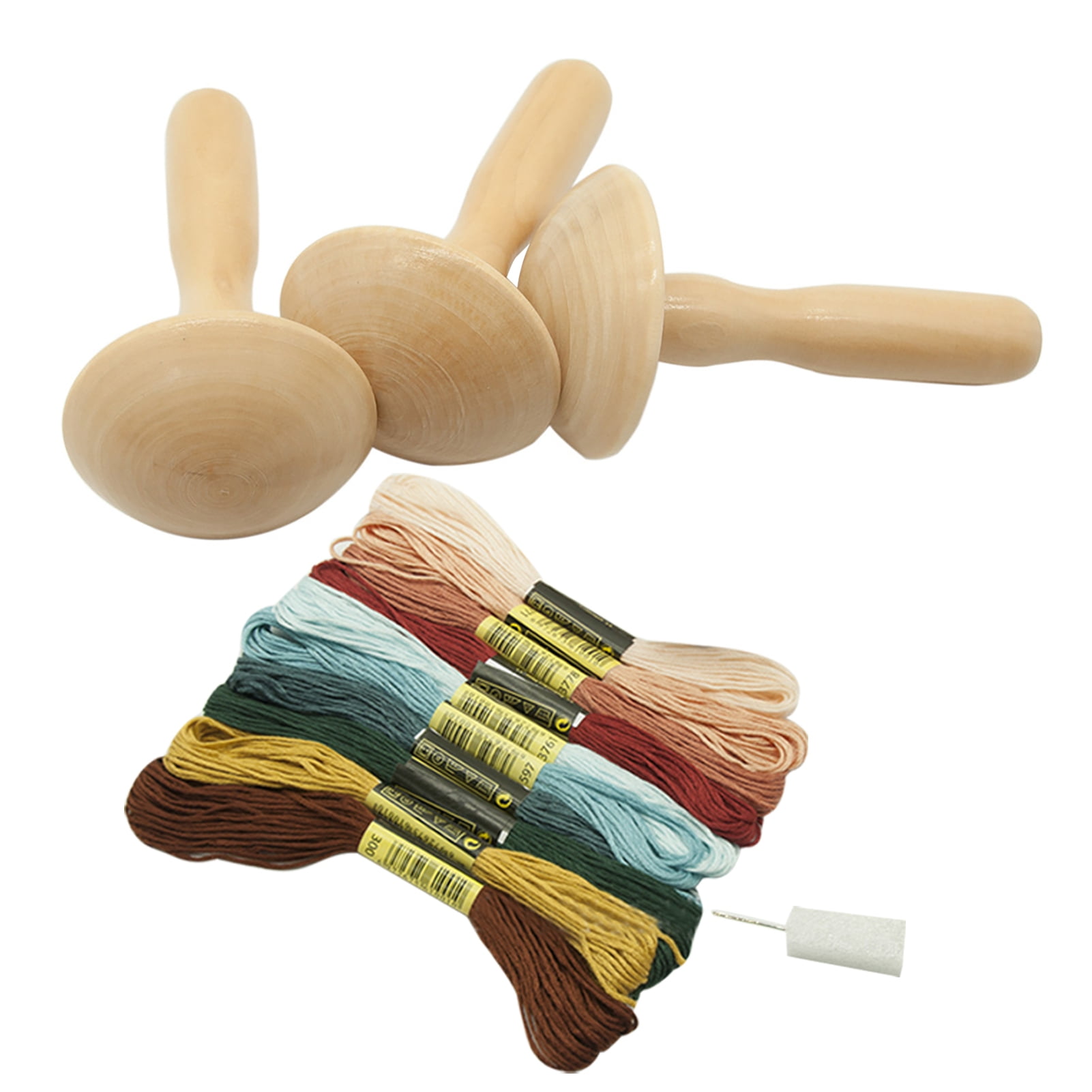 Callipe Darning Mushroom with Needle Thread Wood Darning Egg Sewing ...