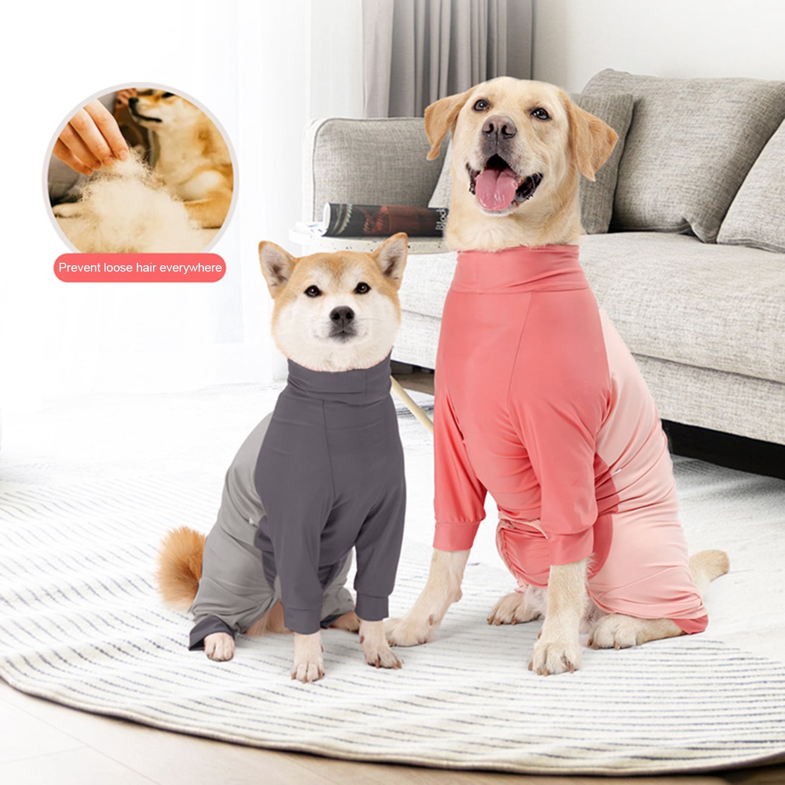 Callipe Dog Surgery Suit Female Spay Recovery Suit Long Sleeve Dog ...