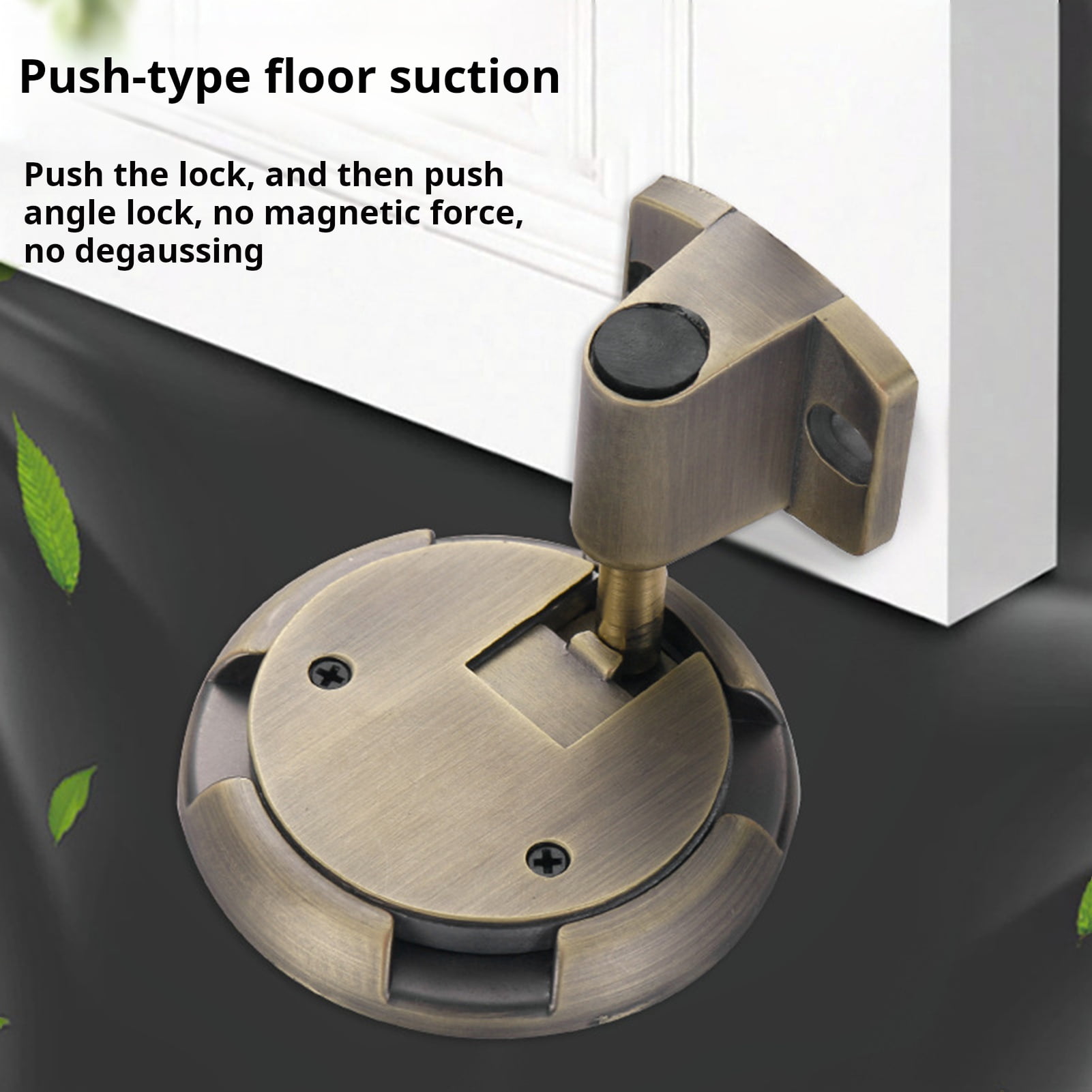 Callipe Door Stopper No Drilling Zinc Alloy Door Stopper Adjustable ...