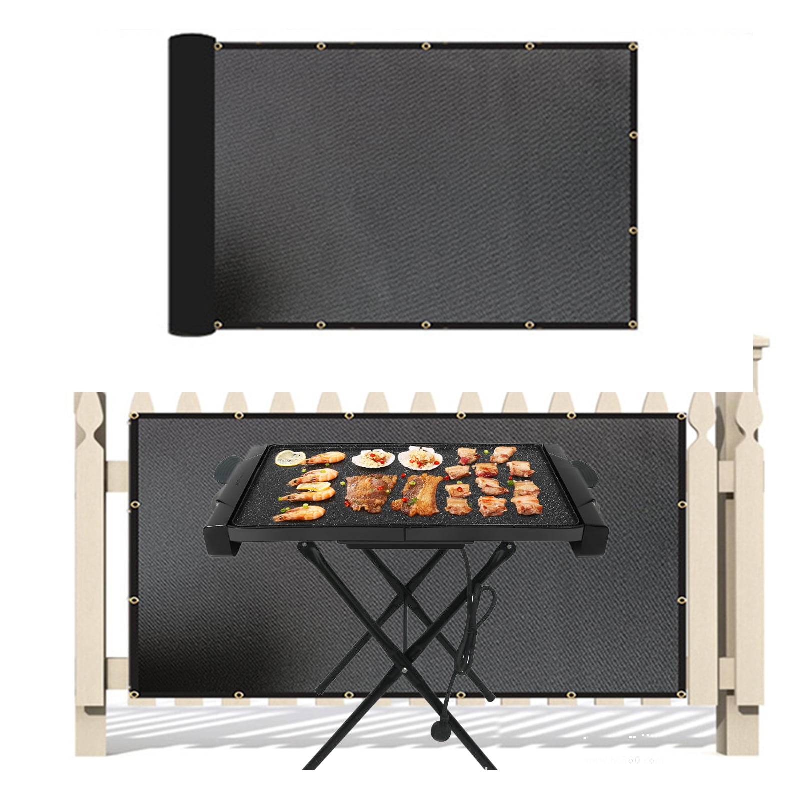 Callipe Fireproof Heat Shield Grill Mat for Wall Behind Grill Protect ...