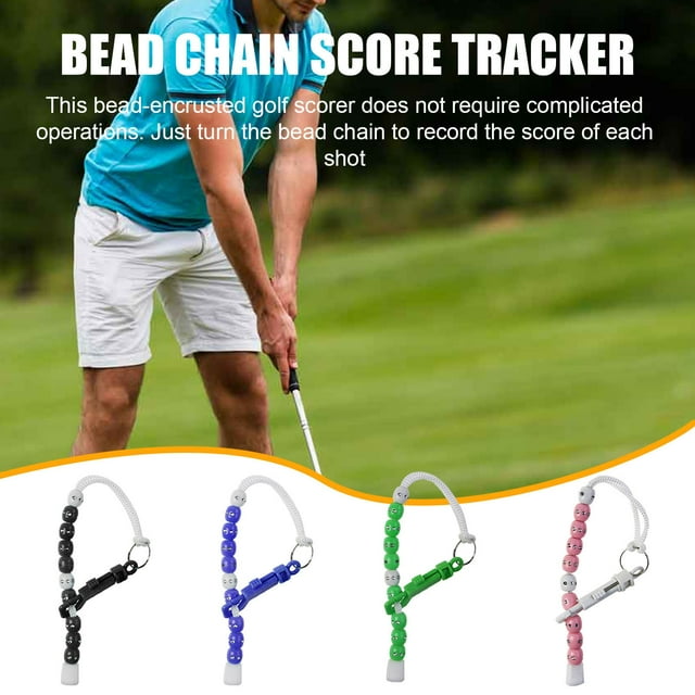 Callipe Golf Beads Counter Golf Rhinestone Bead Score Counter Stroke ...