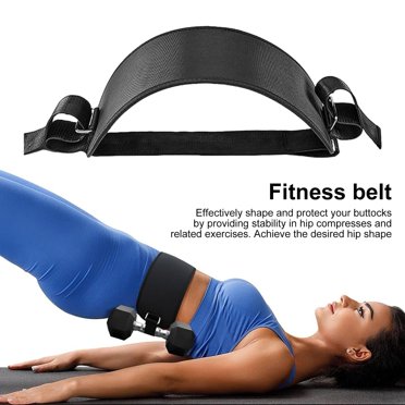 Hip Thrust Belt Glute Bridge Pad Workout With Dumbbells Kettlebells For ...