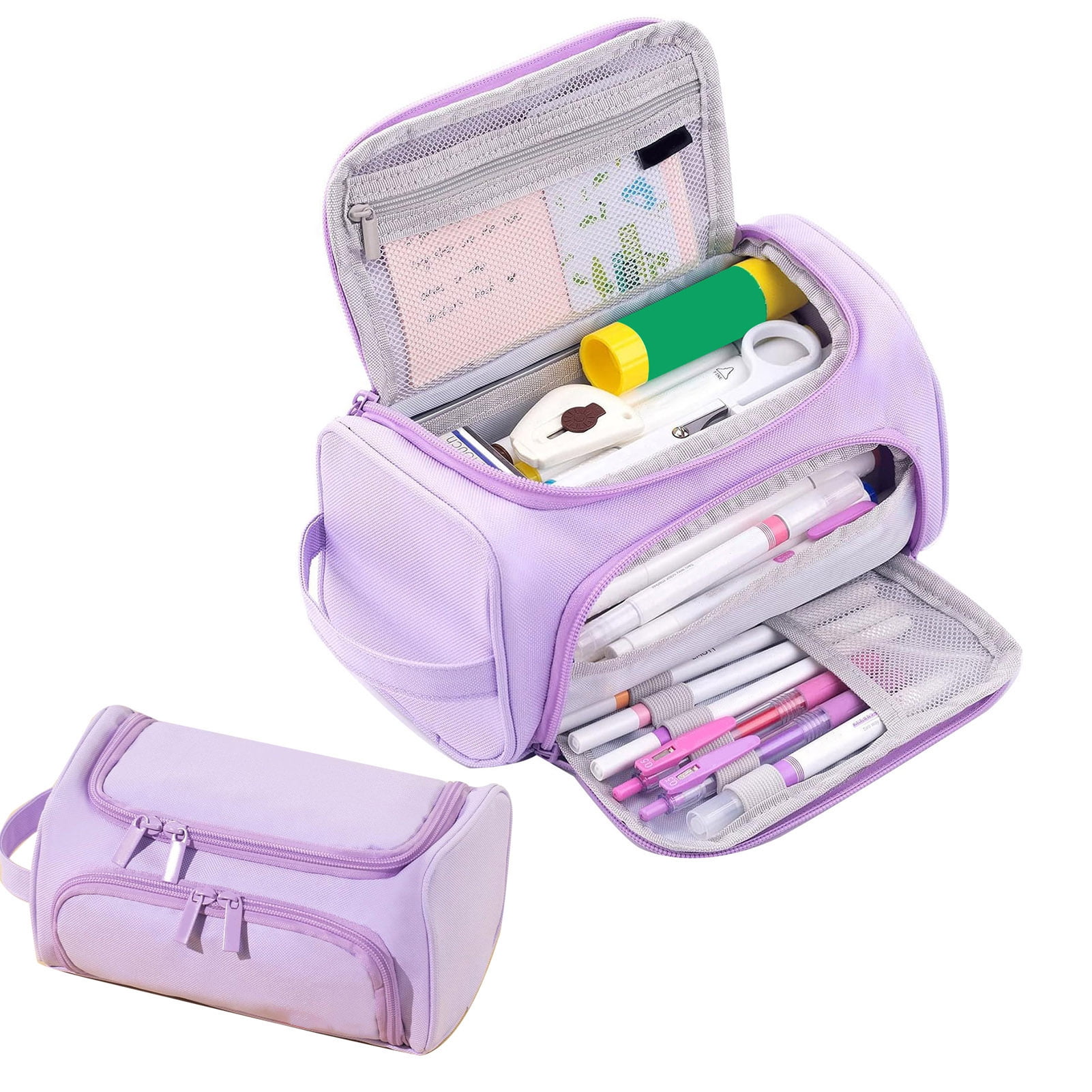 Callipe Large Pencil Case Large Capacity Zipper Closure Pencil Box ...