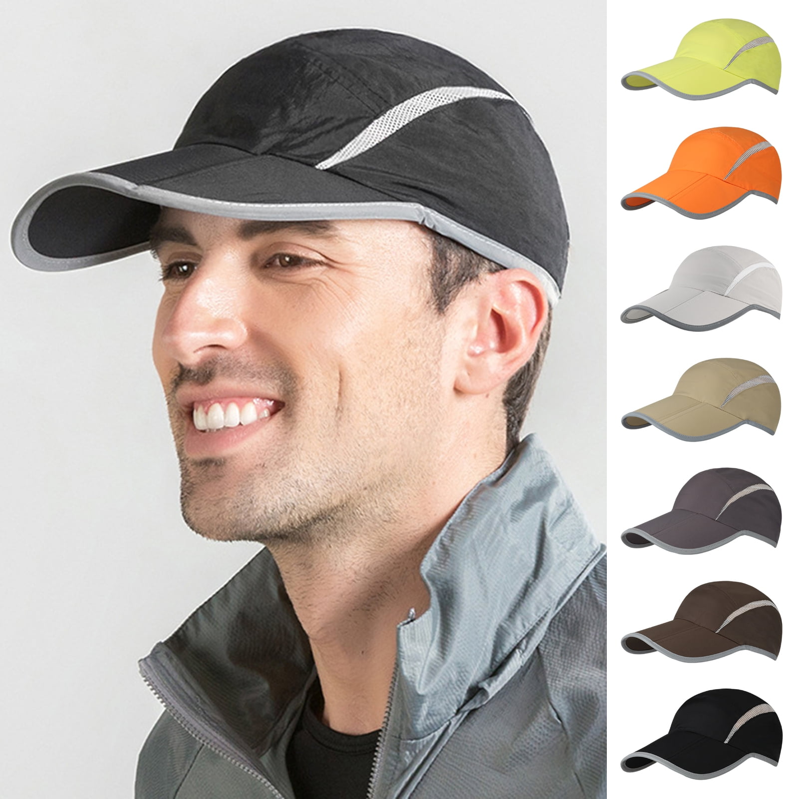 Callipe Outdoor Baseball Hat Spring Summer Breathable UV Sun Foldable ...