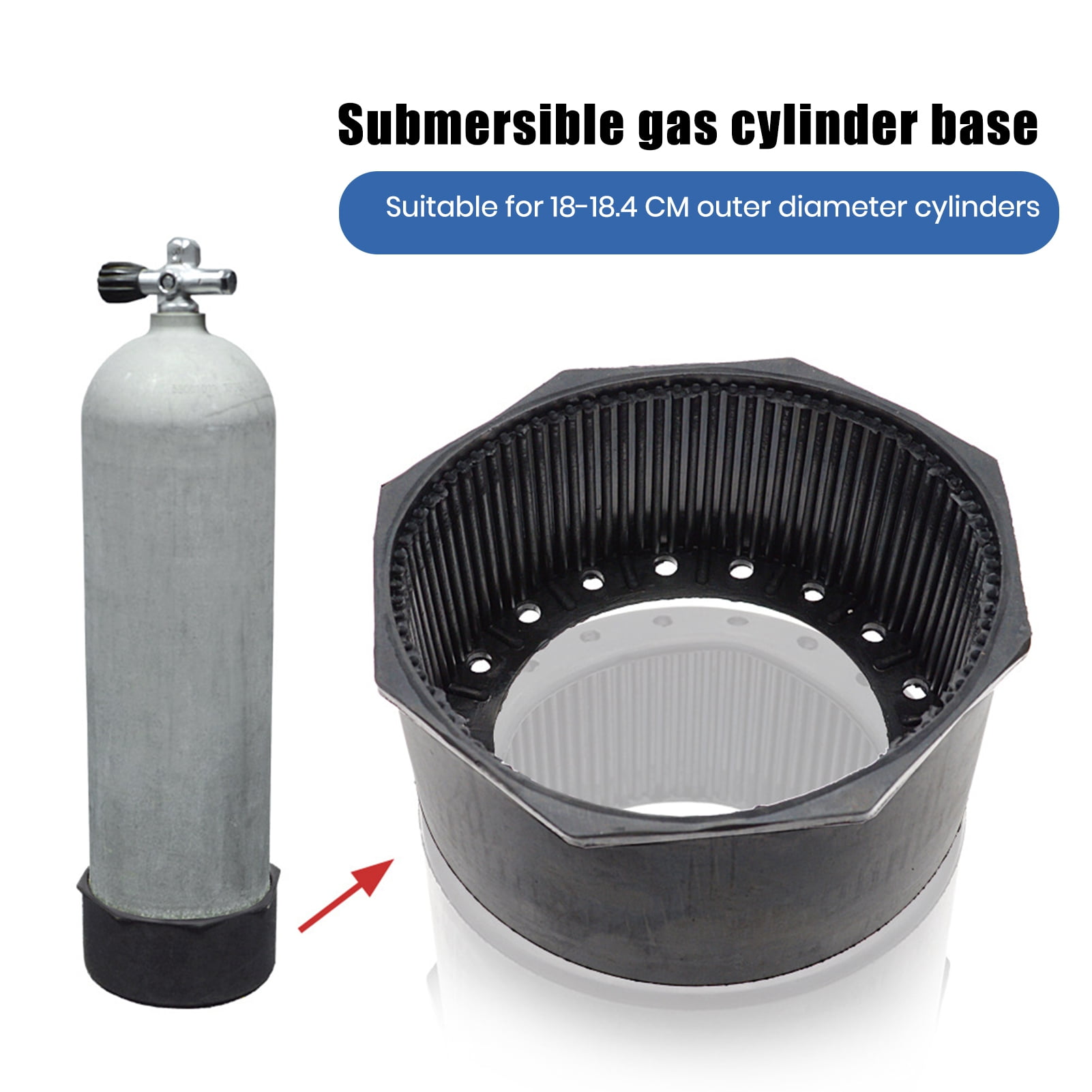 Callipe Scuba Tank Boot Flat Bottom Scuba Cylinder Tank Boot Round ...