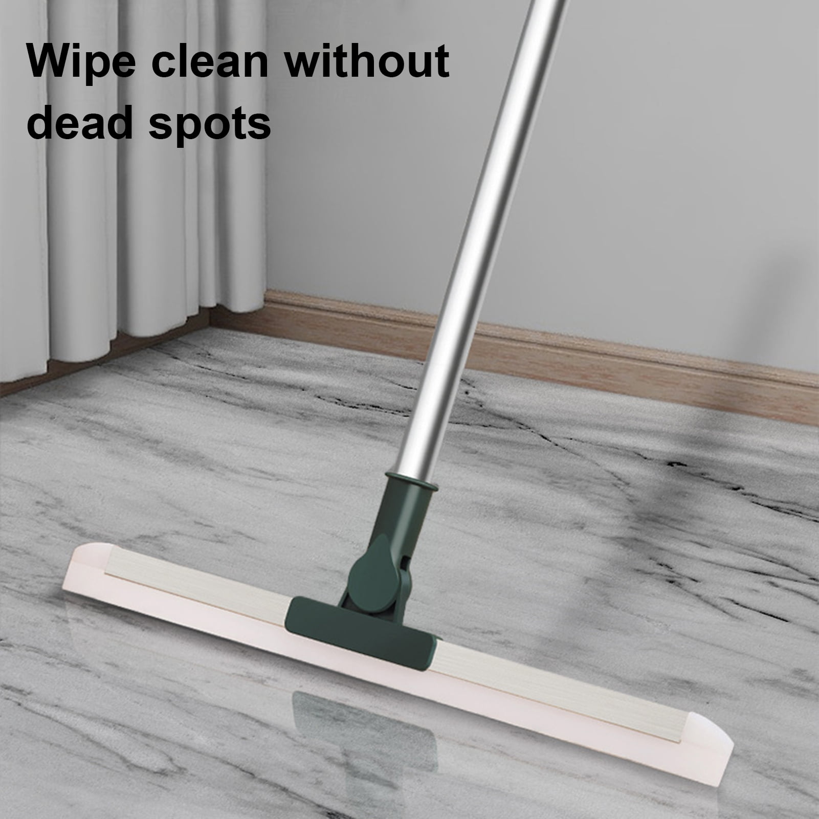 Callipe Silicone Floor Scraper Stainless Steel Retractable Handle ...