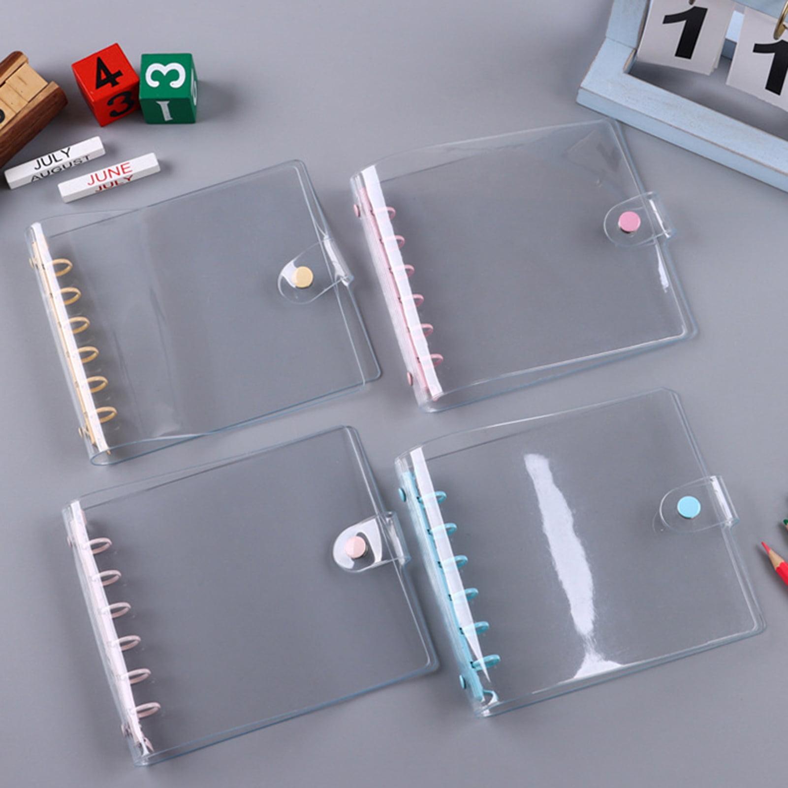 Callipe Waterproof Ledger Soft Cover Book A7/A6 Binder Clear A6 Budget ...