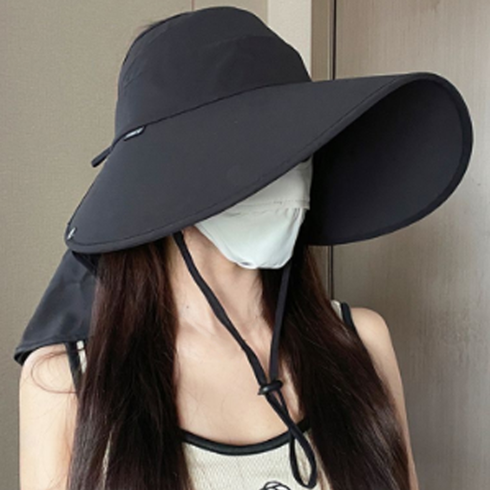 Callipe Women UV Hat with Neck Flap Breathable Summer UPF 50+ Wide Brim ...