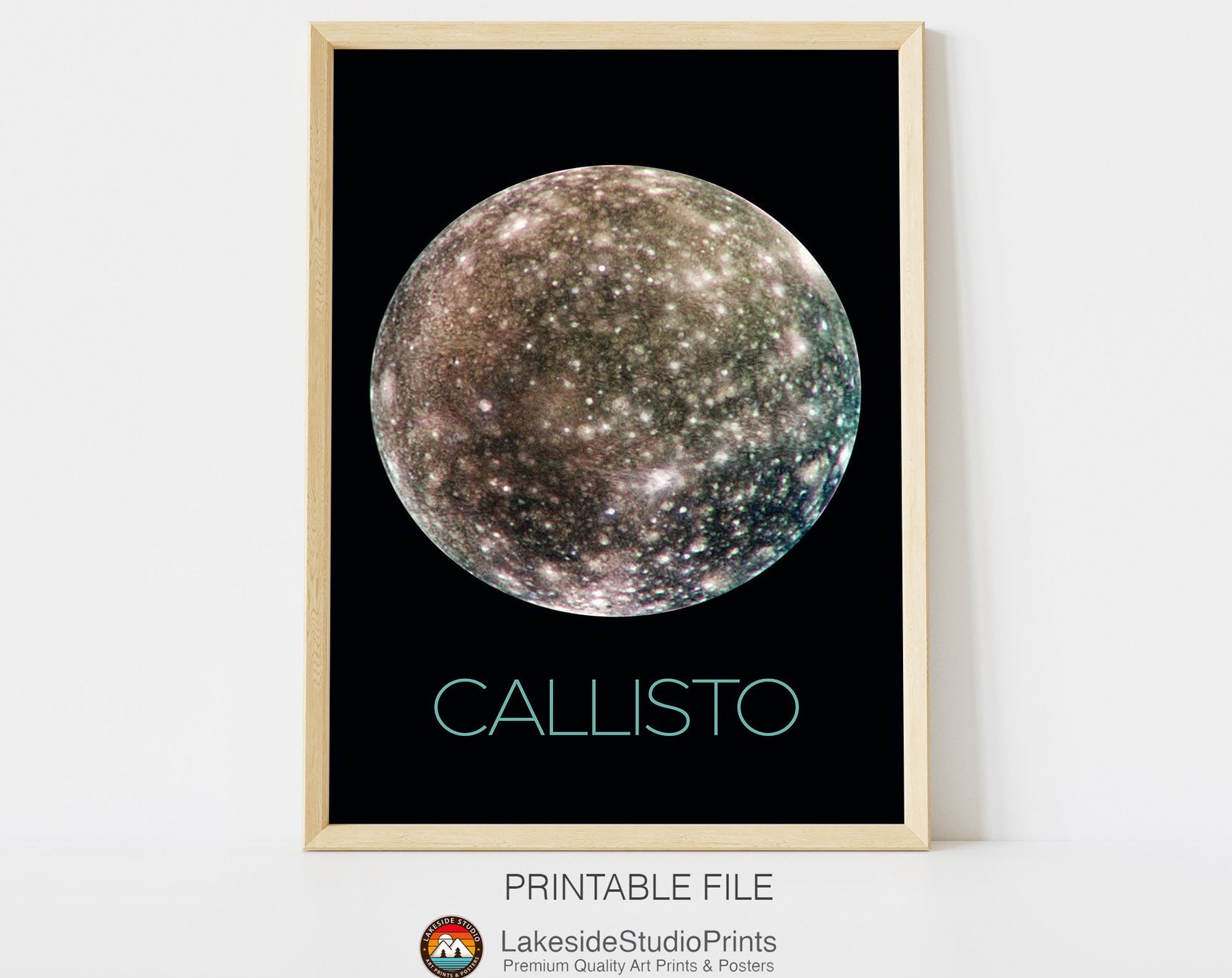Callisto Space Poster | NASA Our Planets |, 16x24 UNFRAMED - Walmart.com