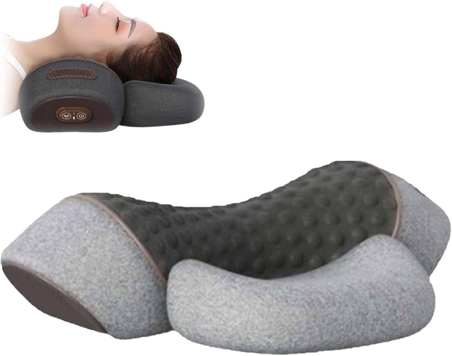Callixe Thera Pillow Massage Neck Hump, Cervical Massage Traction Bed ...