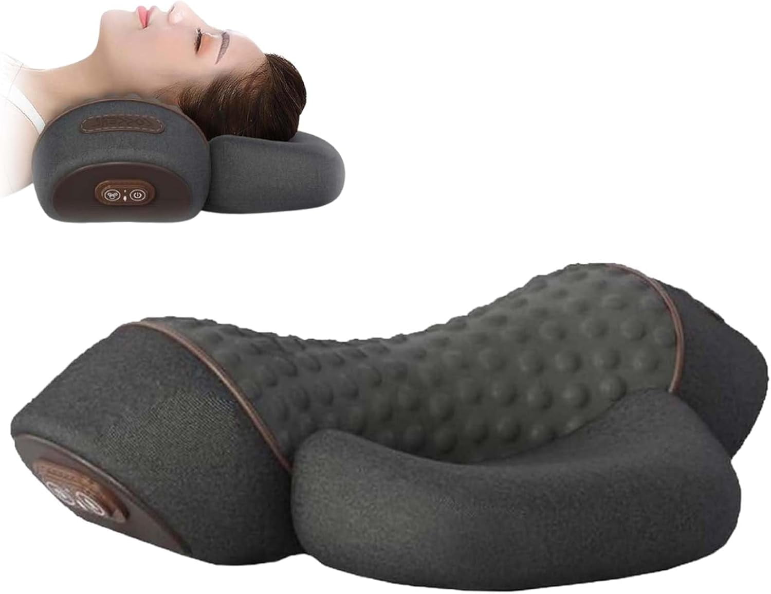 Callixe Thera Pillow Massage Neck Hump, Cervical Massage Traction Bed ...