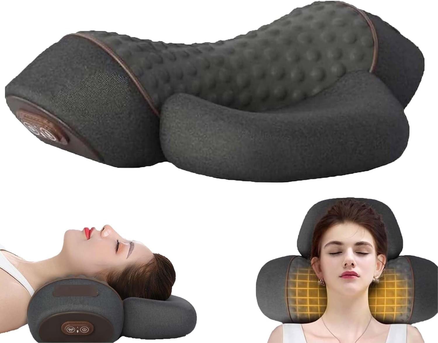 thera Pillow Massage Neck Hump, 2025 New 3-in-1 Neck Massage Pillow ...