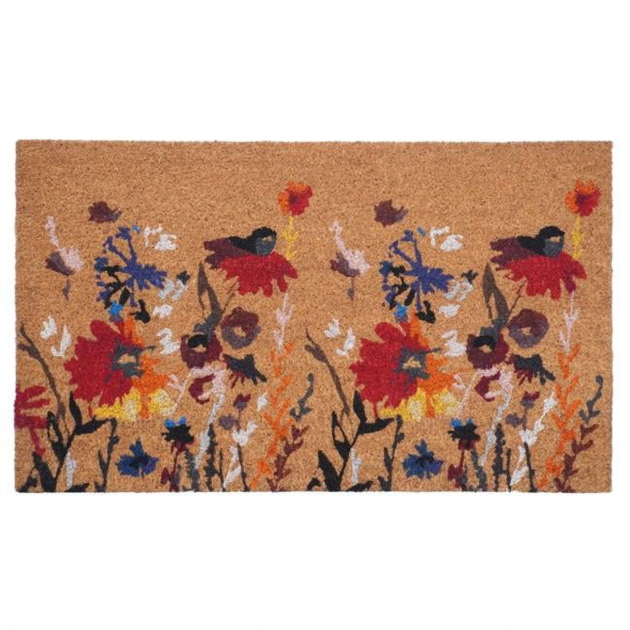 Calloway Mills 112032436 24 x 36 in. Floral Rectangular Doormat, Multi ...