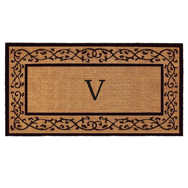 Calloway Mills 3 x 6 ft. Abbington Monogram Rectangular Doormat ...