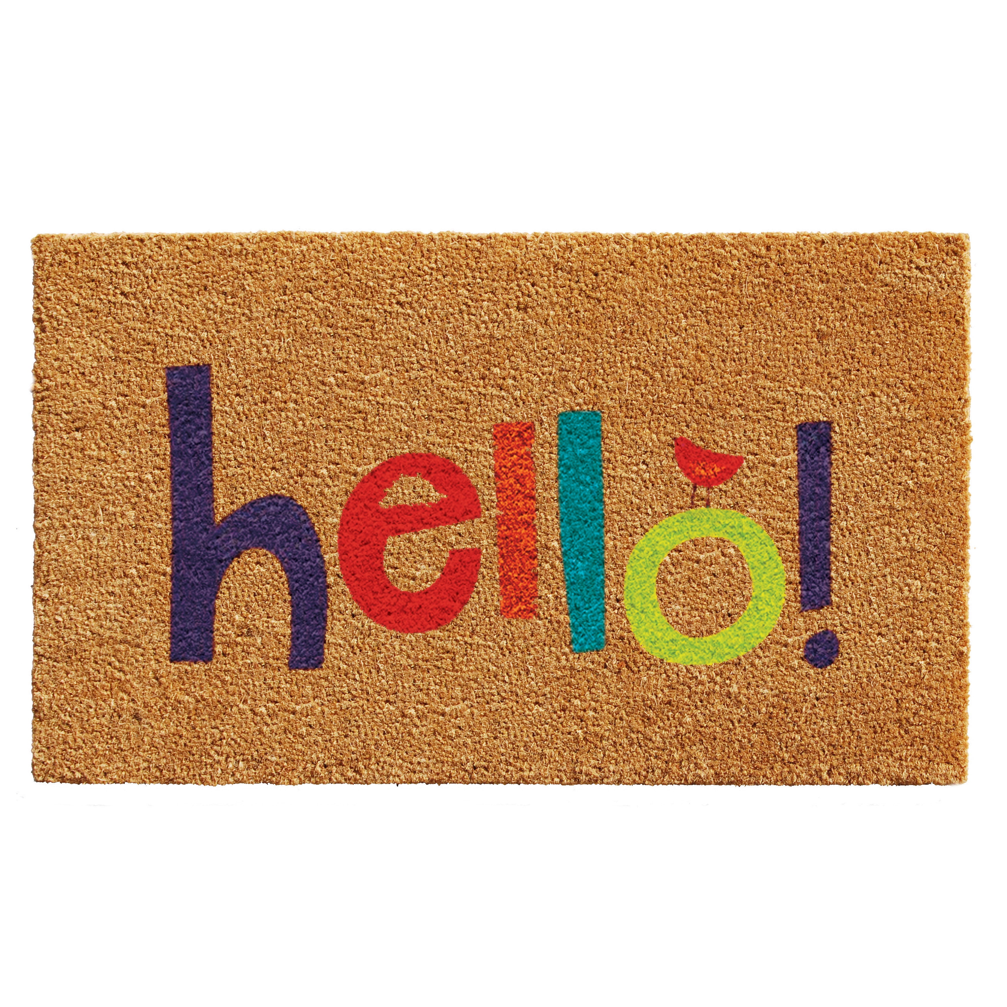 Calloway Mills Colorful Hello Outdoor Doormat 17" x 29" - Walmart.com