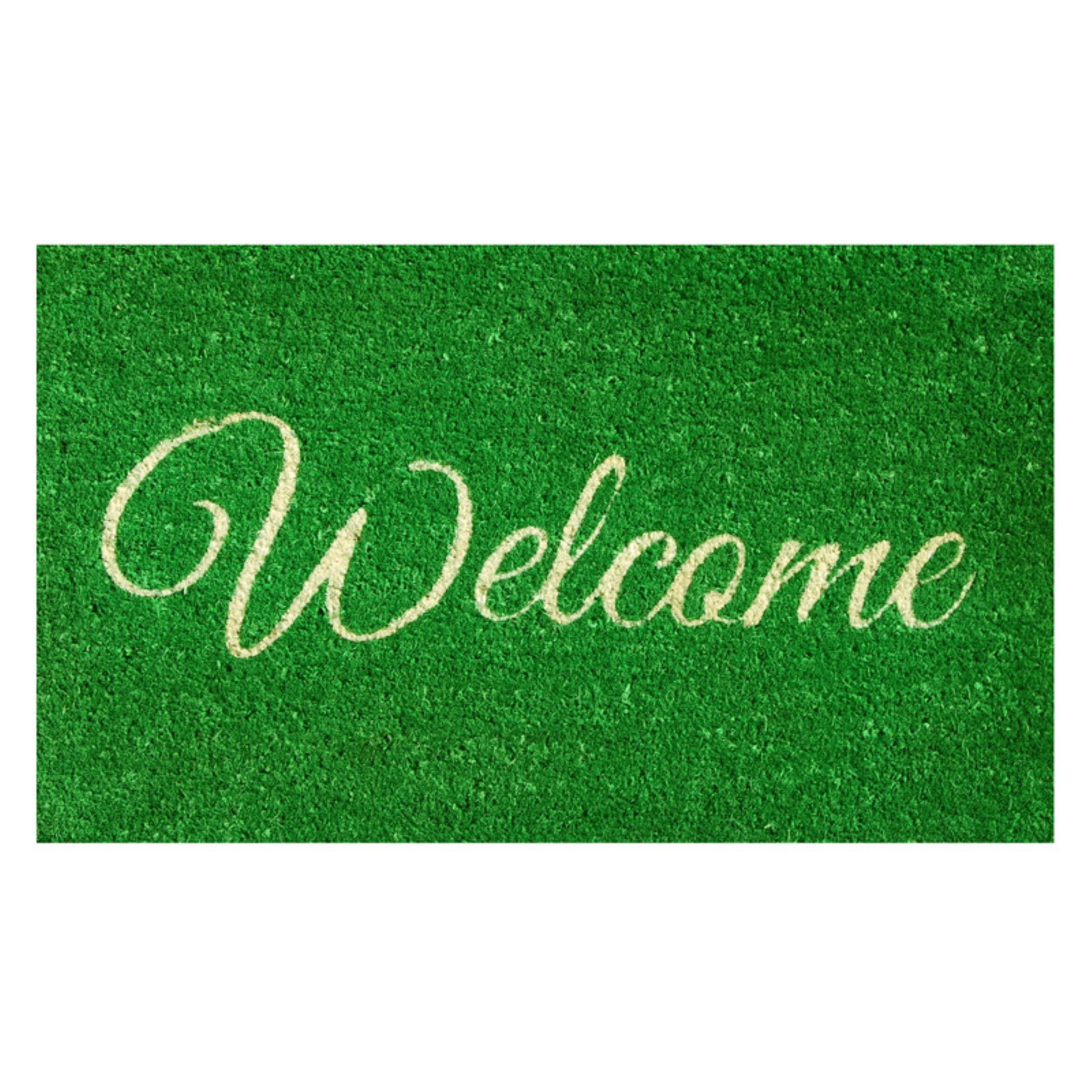 Calloway Mills Green Welcome Outdoor Doormat - Walmart.com