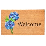 Calloway Mills Hydrangea Welcome Doormat 17" x 29" - Walmart.com