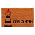 Calloway Mills Lighthouse Welcome Outdoor Doormat - Walmart.com