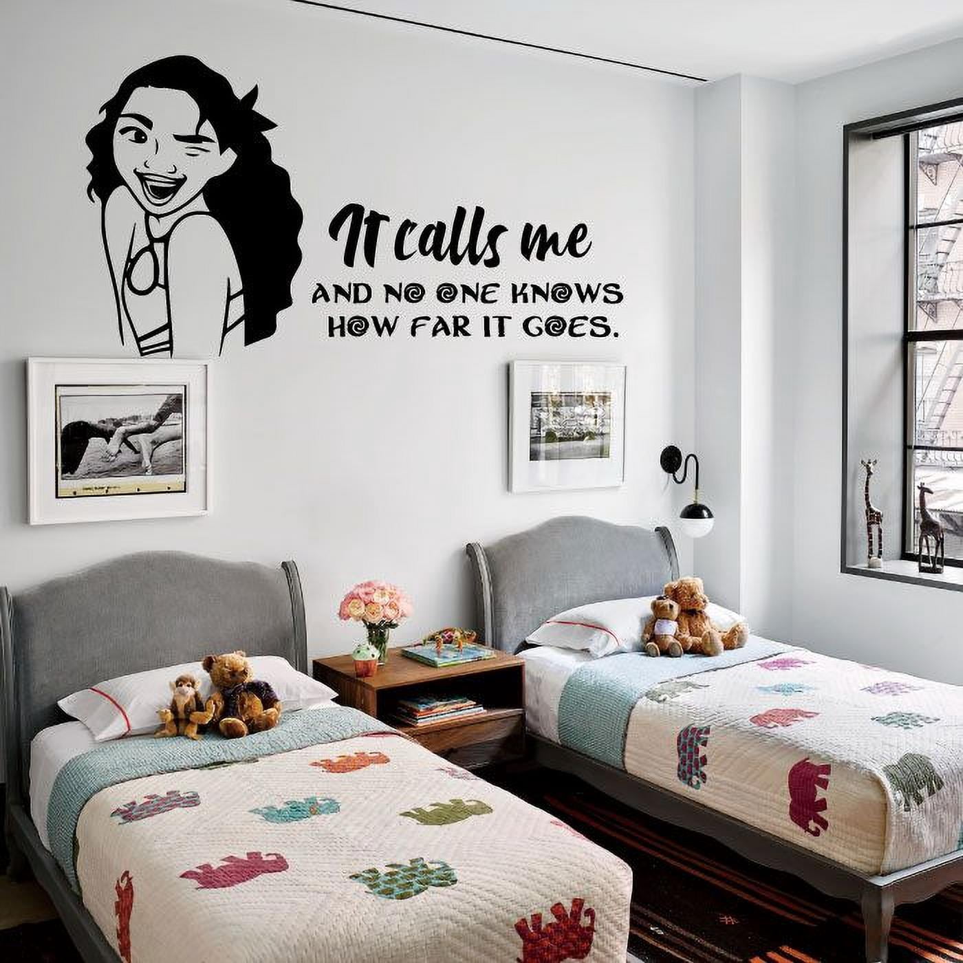 It Calls Me And No One Knows How Far It Goes Vinyl Wall Art Sticker ...