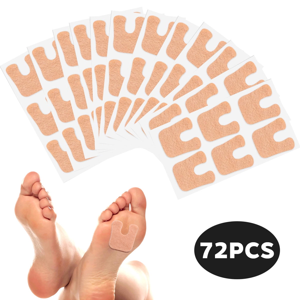 Callus Pads for Feet Soft Felt Callus Cushions for Bottom of Foot ...