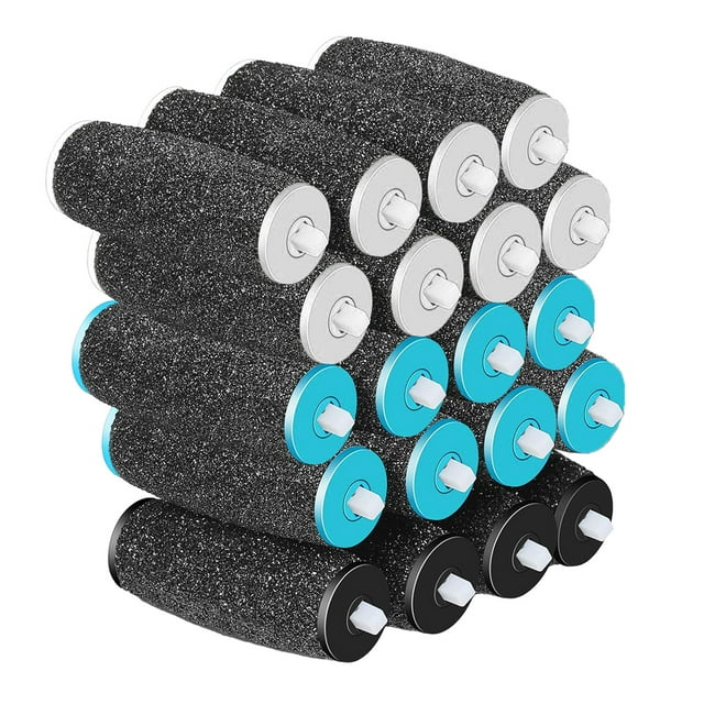 Callus Remover with Replacement Rollers for Electronic Foot File, Diamond Crystals for Wet & Dry ...