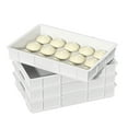 Callyne 4-Pack Commercial Pizza Dough Proofing Box, Stackable Dough ...