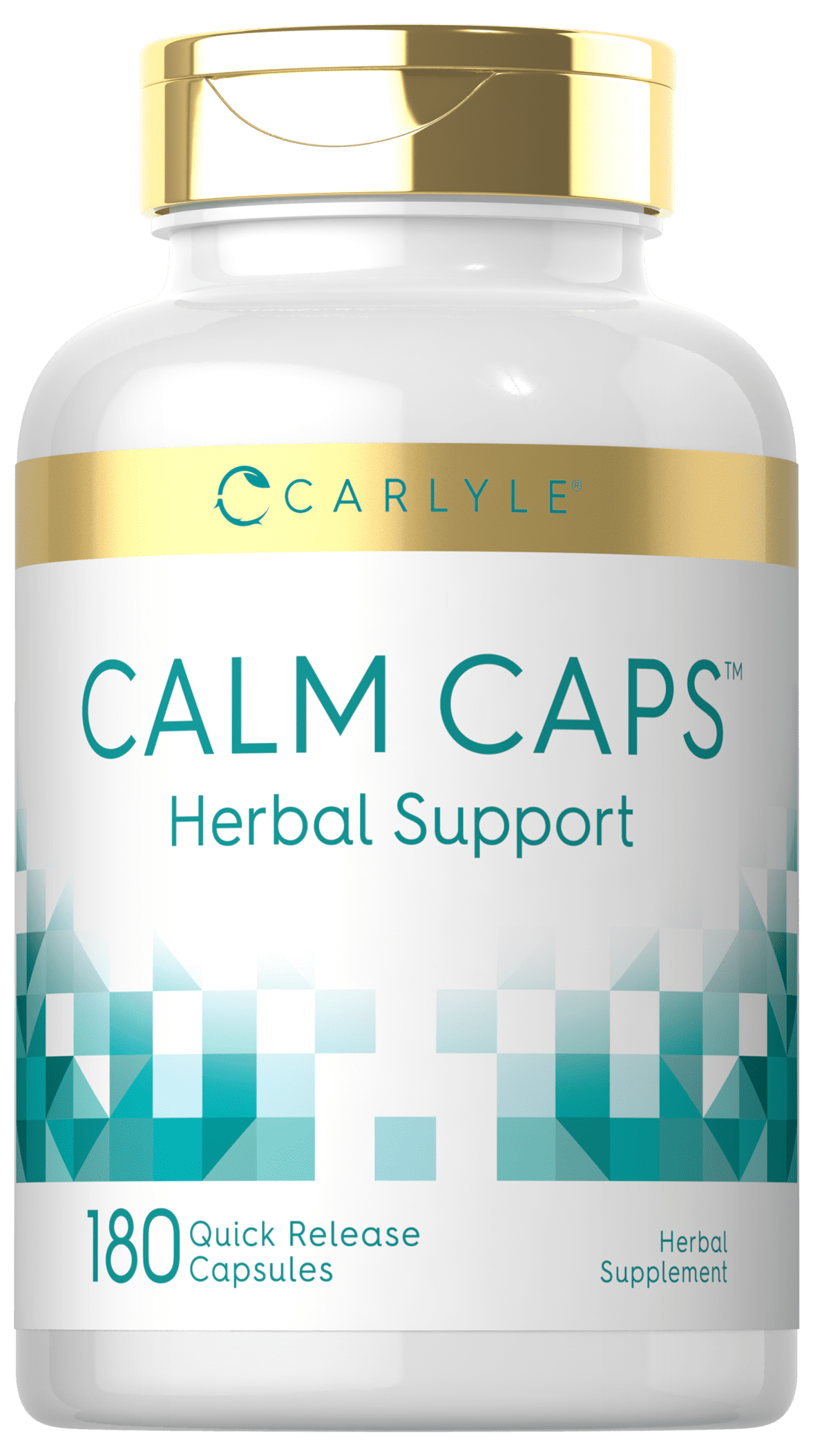 Calm Caps | 180 Capsules | Herbal Support | by Carlyle - Walmart.com