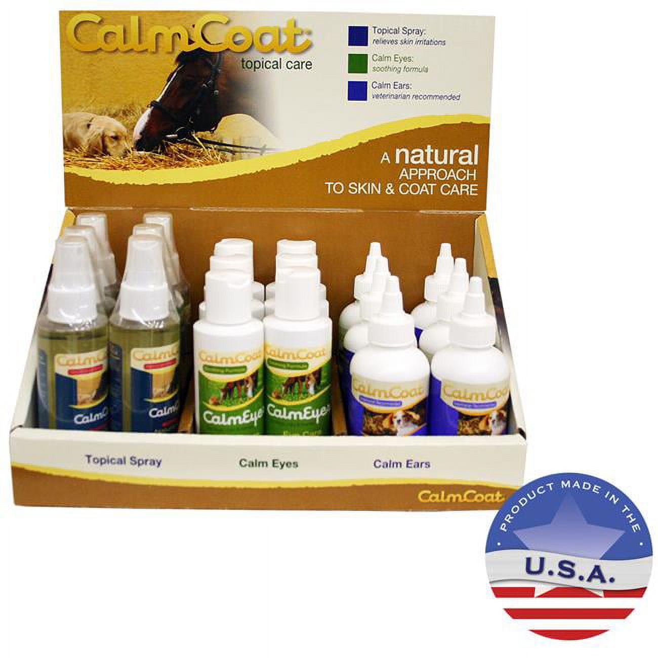Calm Coat 019VAH-9801001802 Calm Coat Topical Care Point of Purchase ...