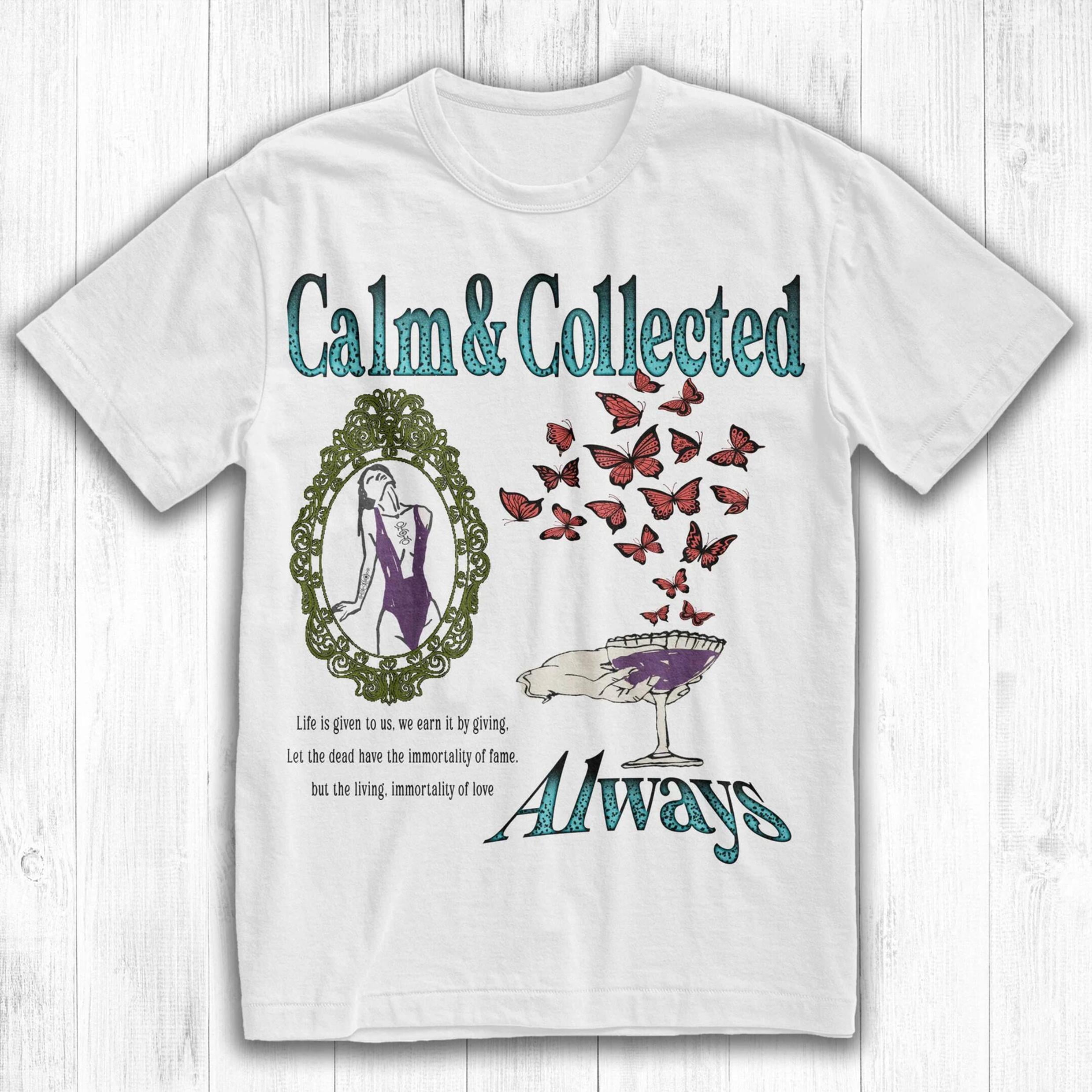 Calm & Collected Modern Streetwear Shirt, Trippy Unisex Shirt - Walmart.com