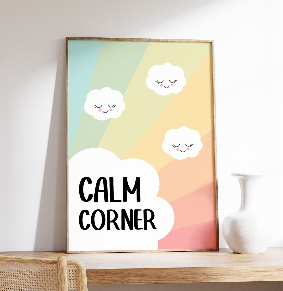 Calm Corner Poster, Calm Down Corner, Mindfulness, Mental Health Print ...