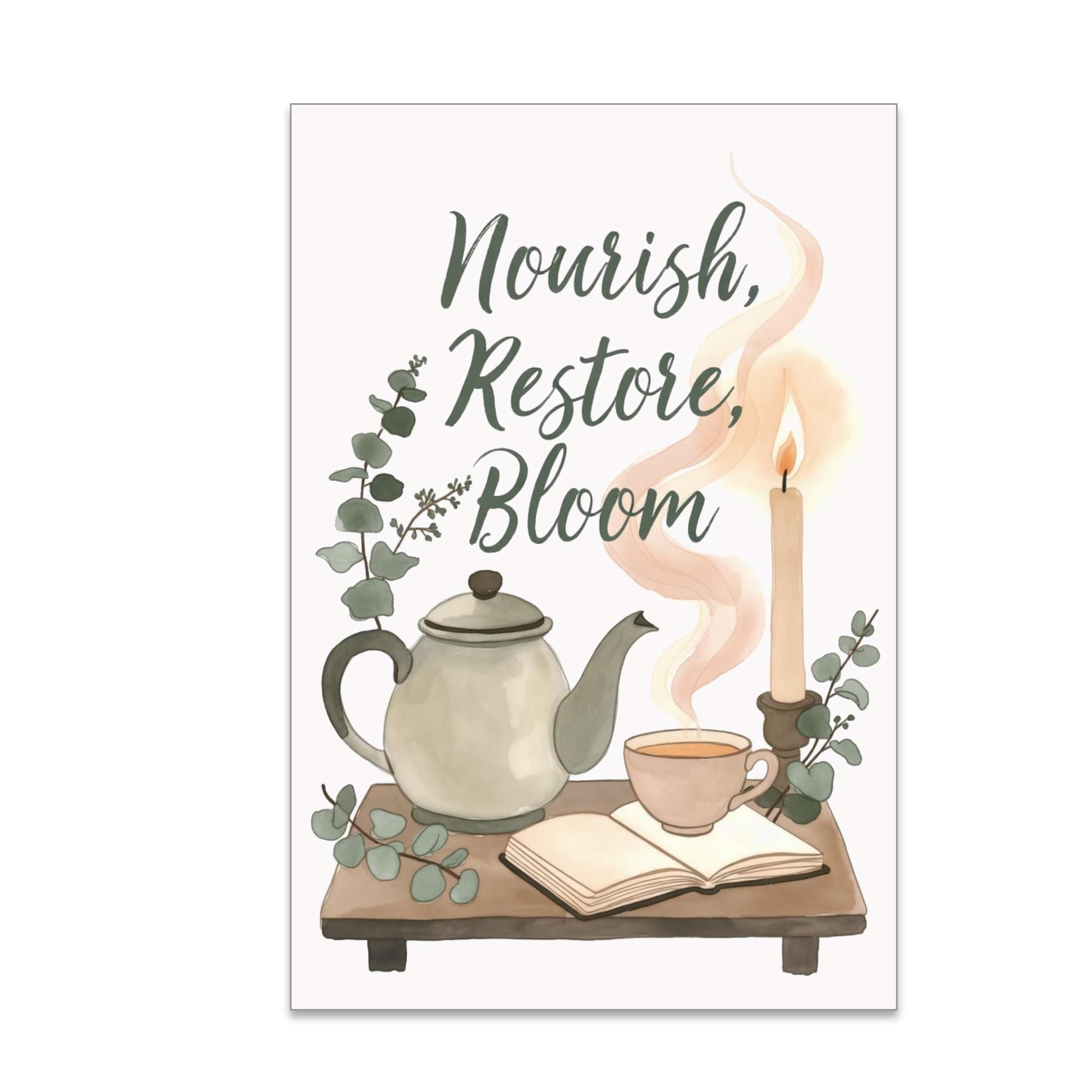 Calm Home Decor Wall Art - Mindfulness Enthusiast - 13x19 Poster Print ...