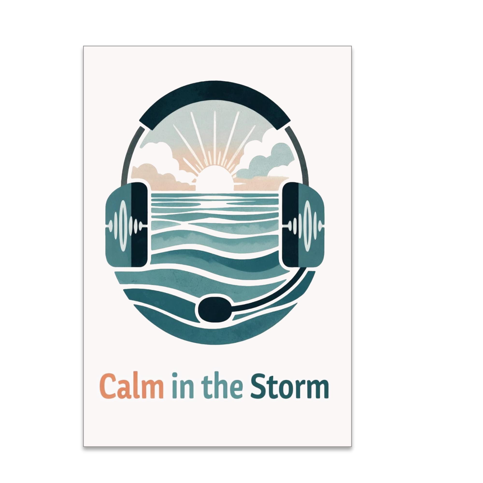 Calm In The Storm Dispatcher Art - Emergency Services - 13x19 Poster ...