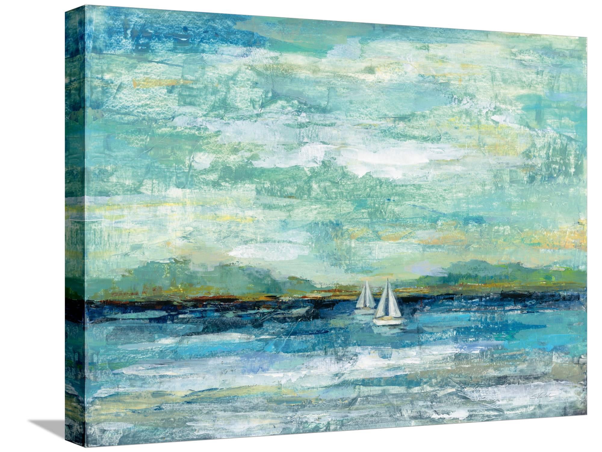 Art.com Calm Lake Stretched Canvas Print Wall Art by Silvia Vassileva ...