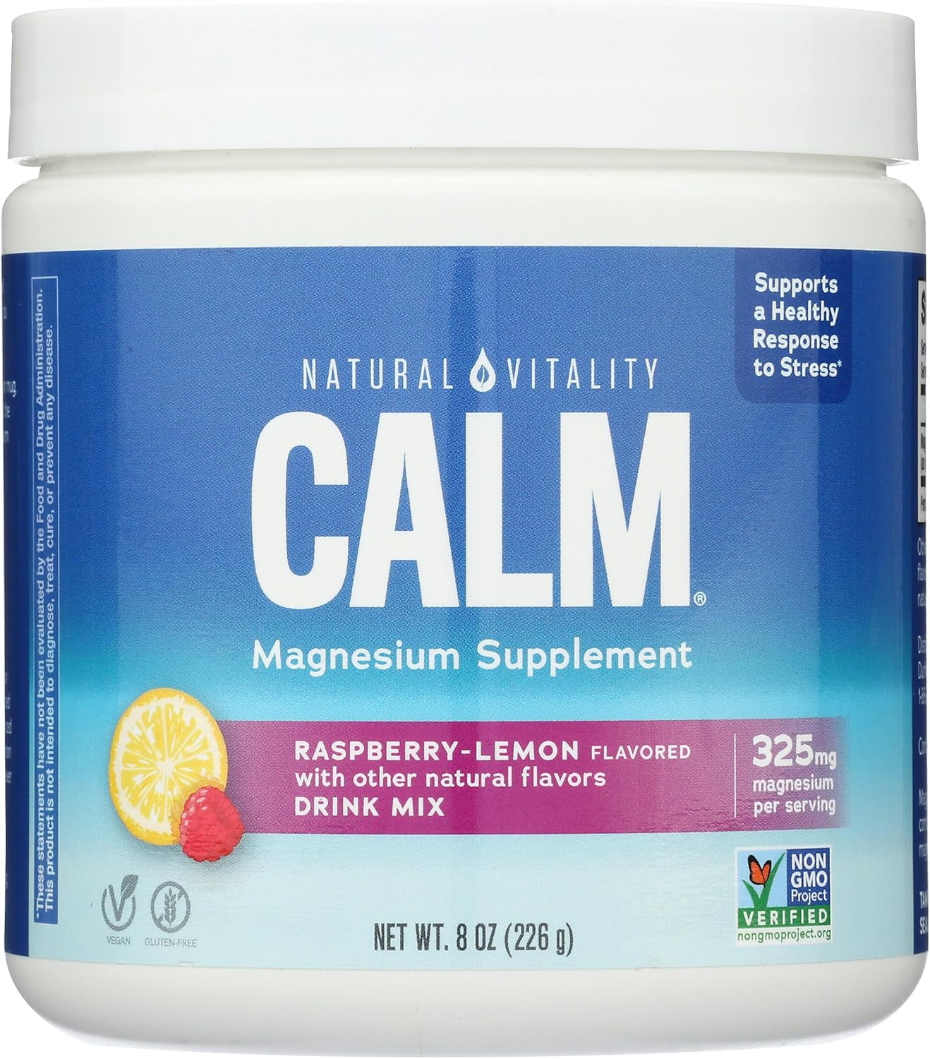 Natural Vitality CALM, Magnesium Supplement Drink Mix for Stress Relief ...