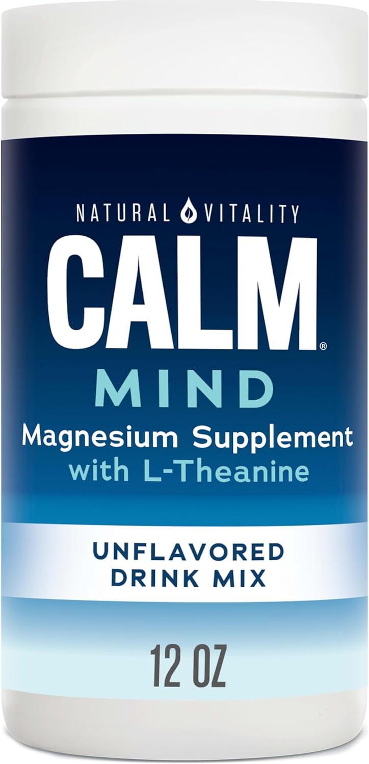 Natural Vitality Calm Mind Magnesium Citrate Powder, 12 oz, Unflavored ...