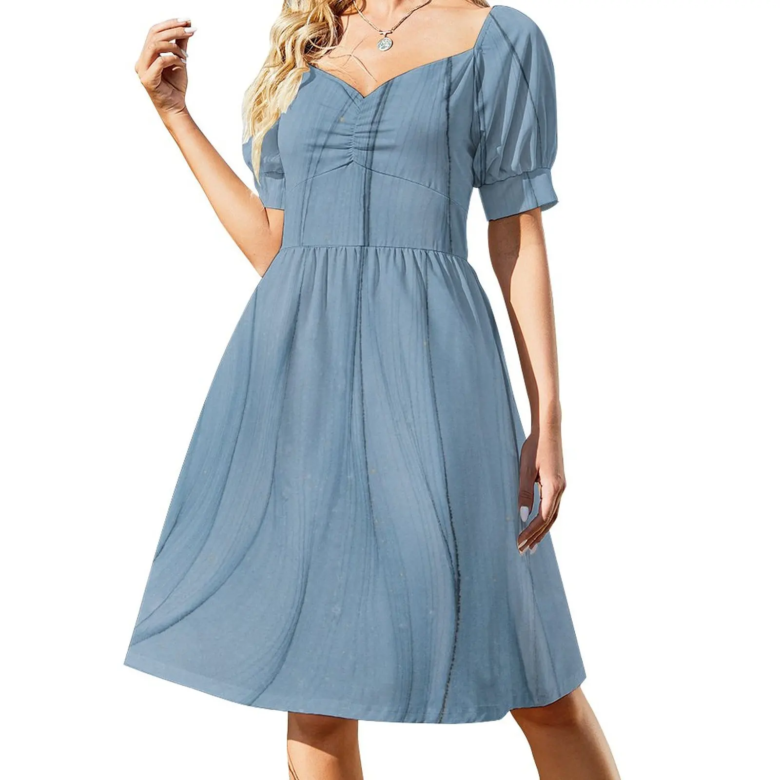 Calm - Mixed Media Art Sleeveless Dress cute dress Clothing female ...