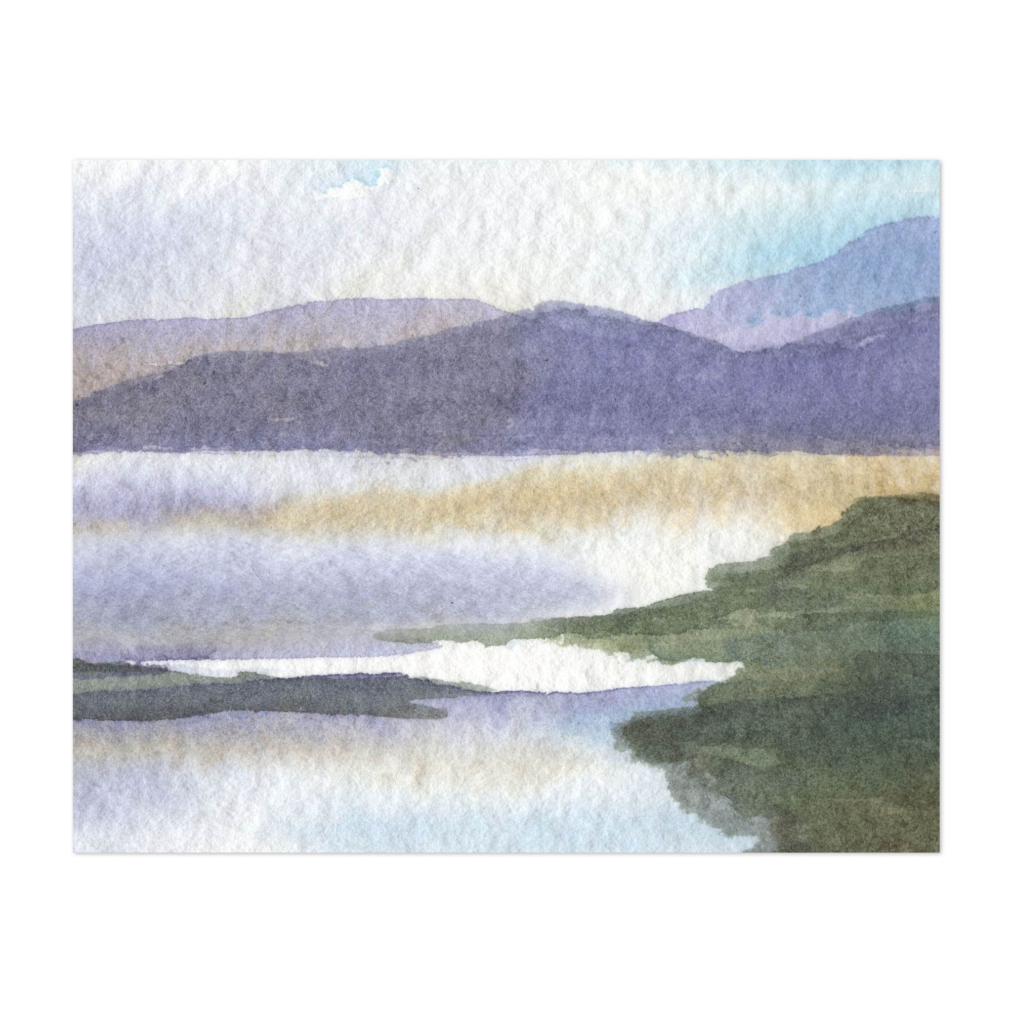 Calm Morning Contemporary Landscape by Irina Sztukowski - Painting ...