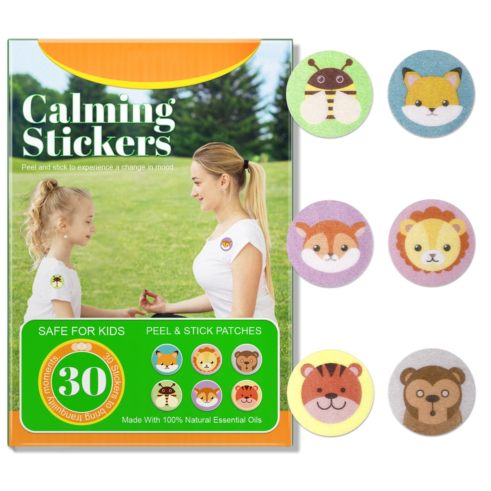 Calm Sensory Strips Adhesives Stickers, Cute Animal Calming Gentle ...