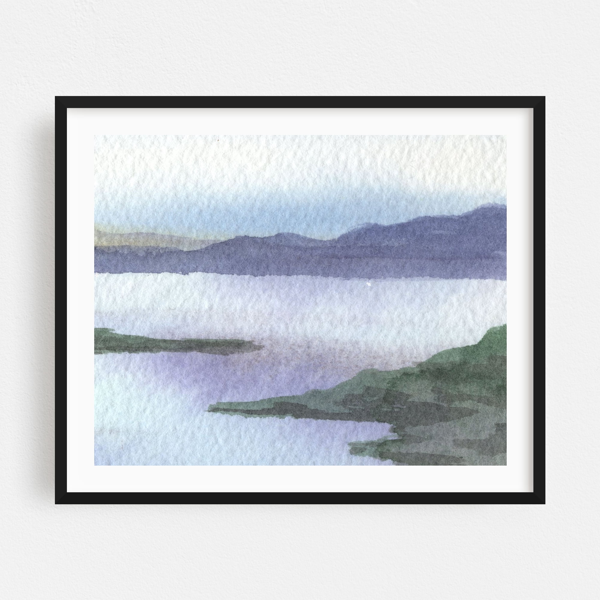 Calm Soft And Relaxing Watercolor Landscape by Irina Sztukowski ...