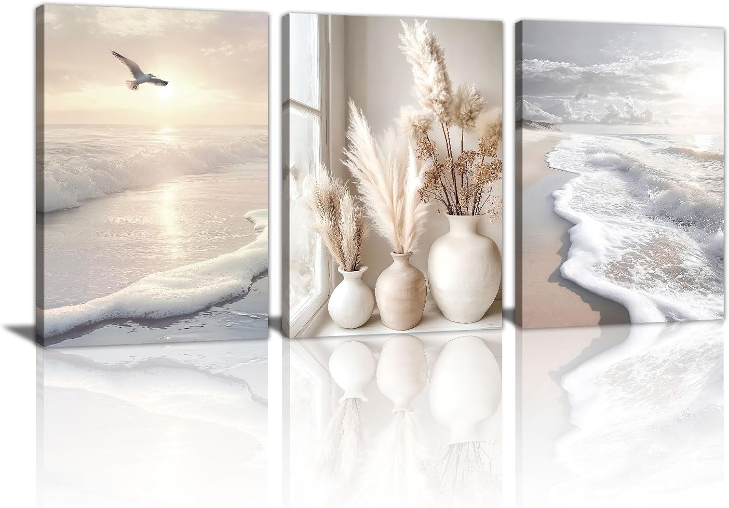 Calm Zen Butterfly Canvas Wall Art, Blue Water Lily Pond Pictures Zen ...