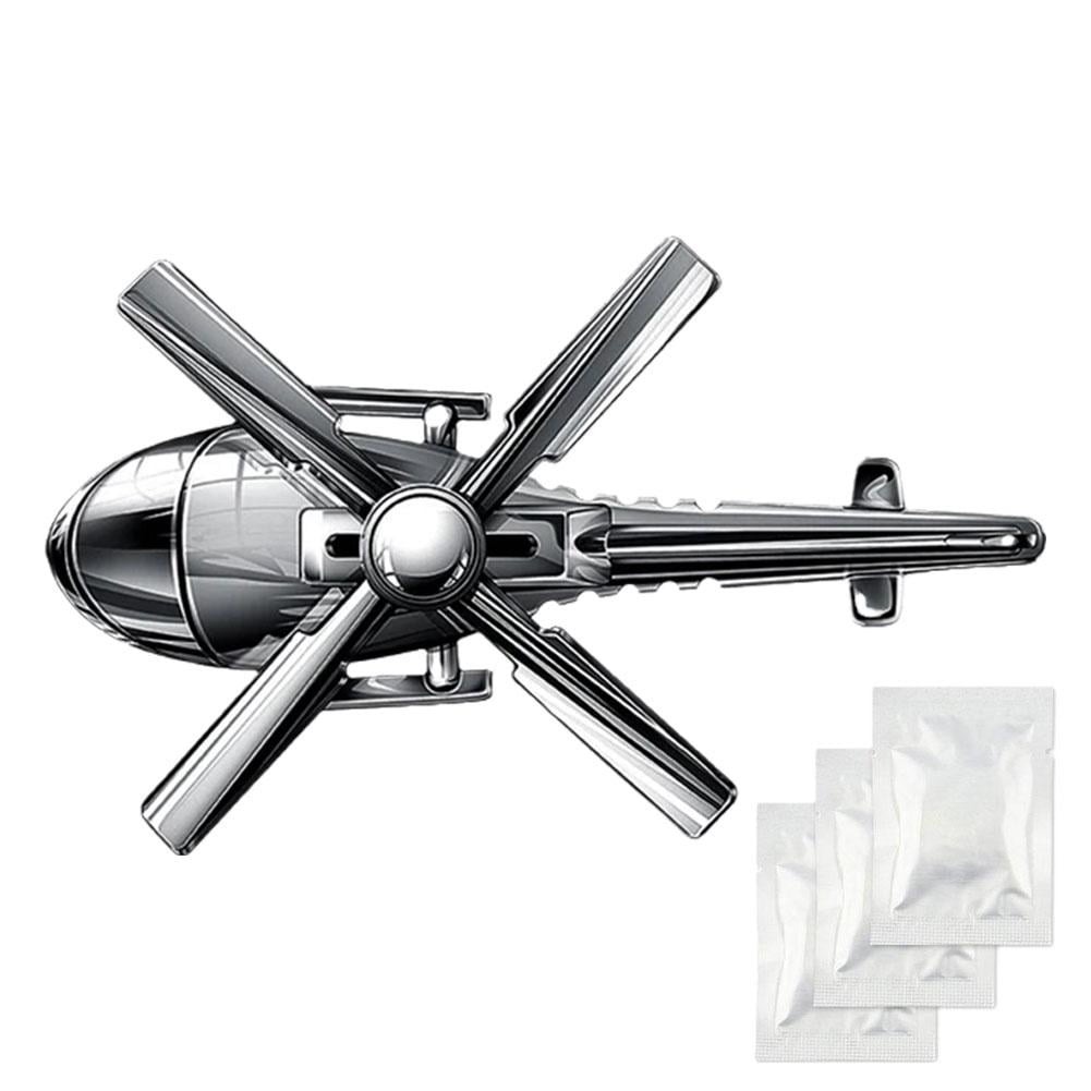 Calm black with 3 incense sticks (B)$Zinc alloy car perfume air outlet ...