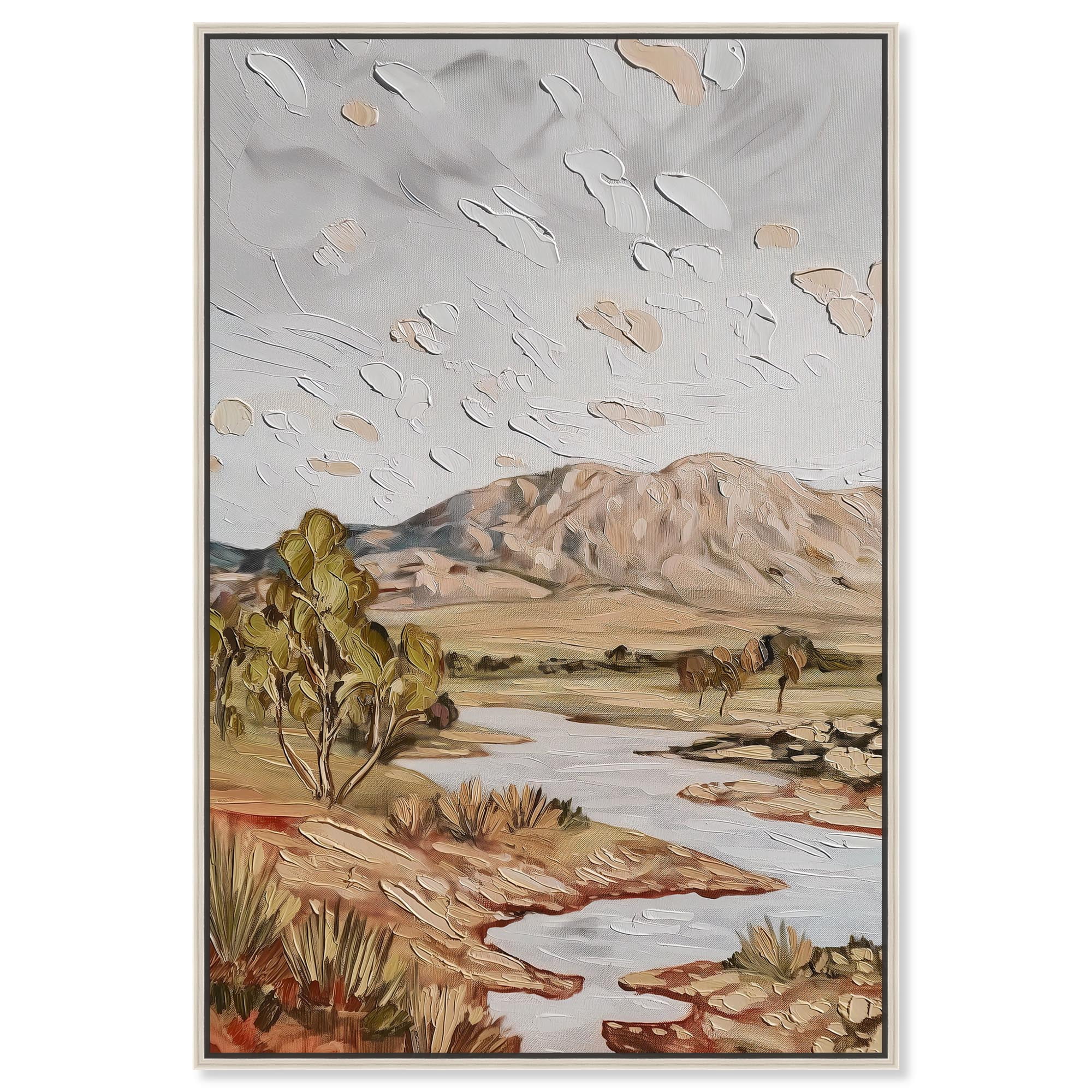 Calm in the Crest II Canvas Vintage Landscape Art by Art Remedy, Silver ...