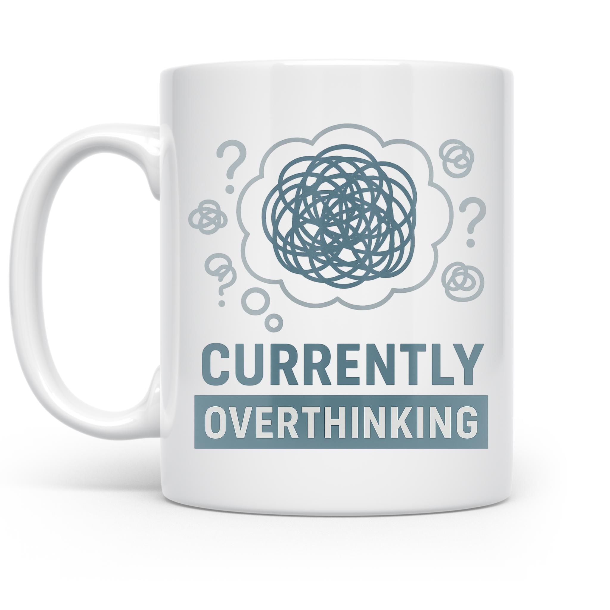 Calm Mindful Pause 11 oz Coffee Mug - For Overthinkers White Ceramic ...