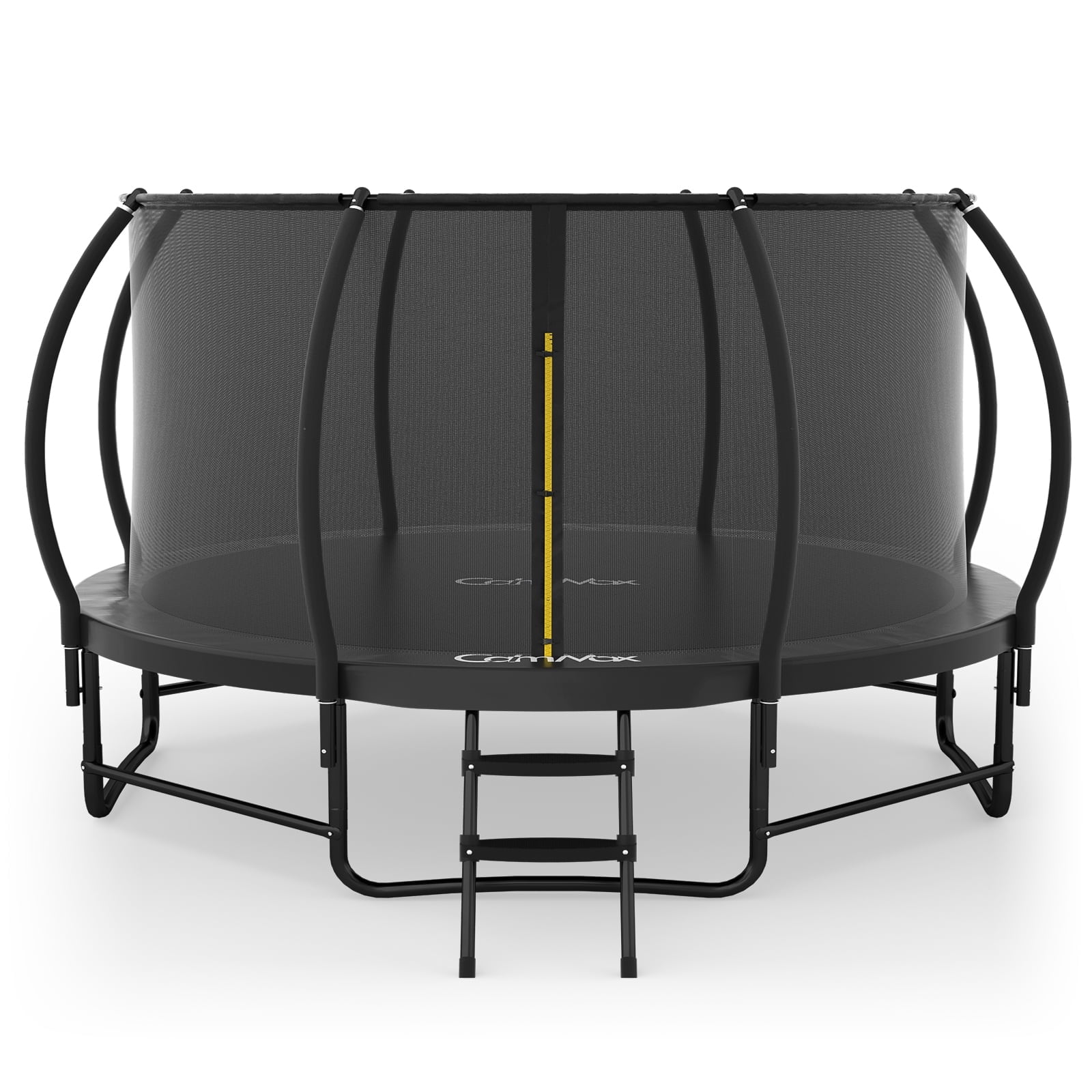 CalmMax 12FT Trampoline with Cover Recreational Trampolines with Ladder ...