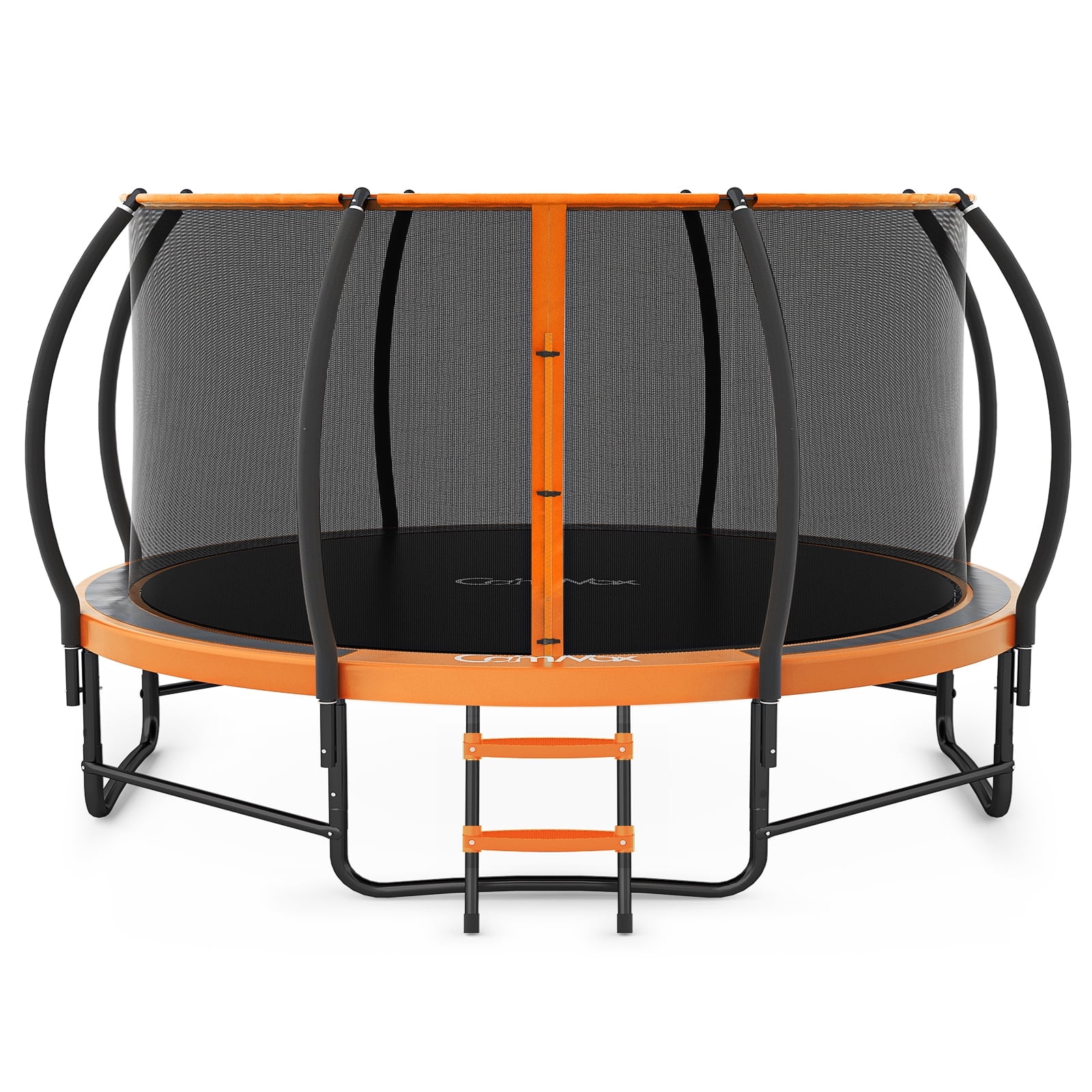 CalmMax 12FT Trampoline with Cover Recreational Trampolines with Ladder ...