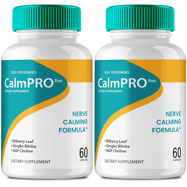 CalmPro5 Calm Pro 5 Nerve Support Pills Supplement, CalmPro 5 Maximum ...