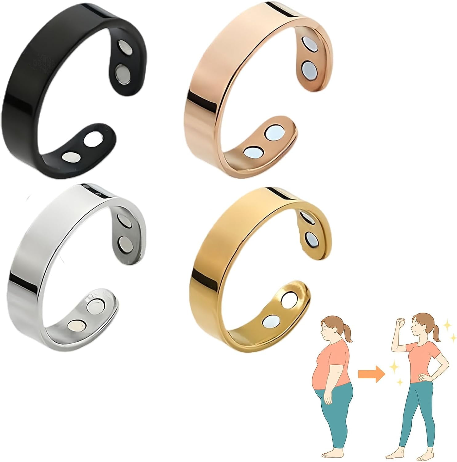 Calmi Ring Magtherapy Lymphatic Drainage Lymph Nodes Acupuncture ...